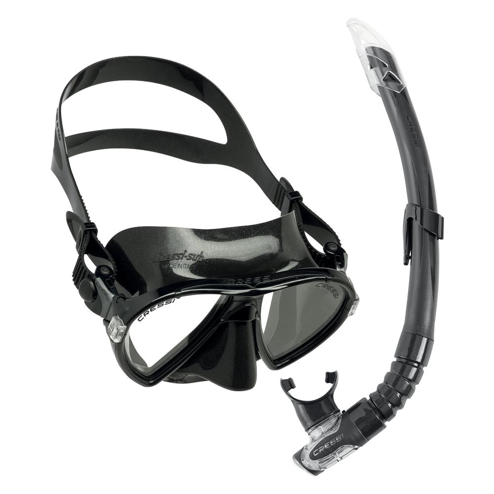 CRESSI SUB - Ocean + Gamma Combo Trasparente Nero - ePRICE