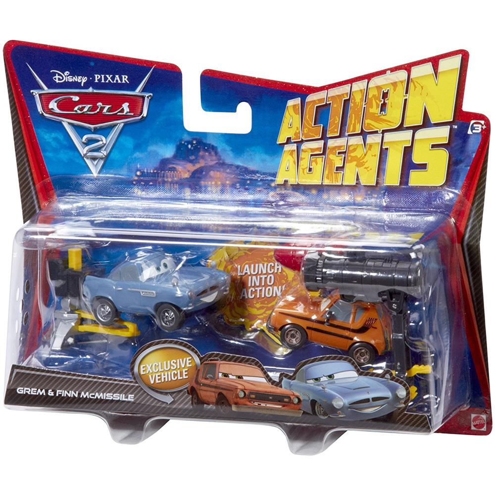 MATTEL - Cars 2, Action Agents Grem E Finn Mcmissile - ePRICE