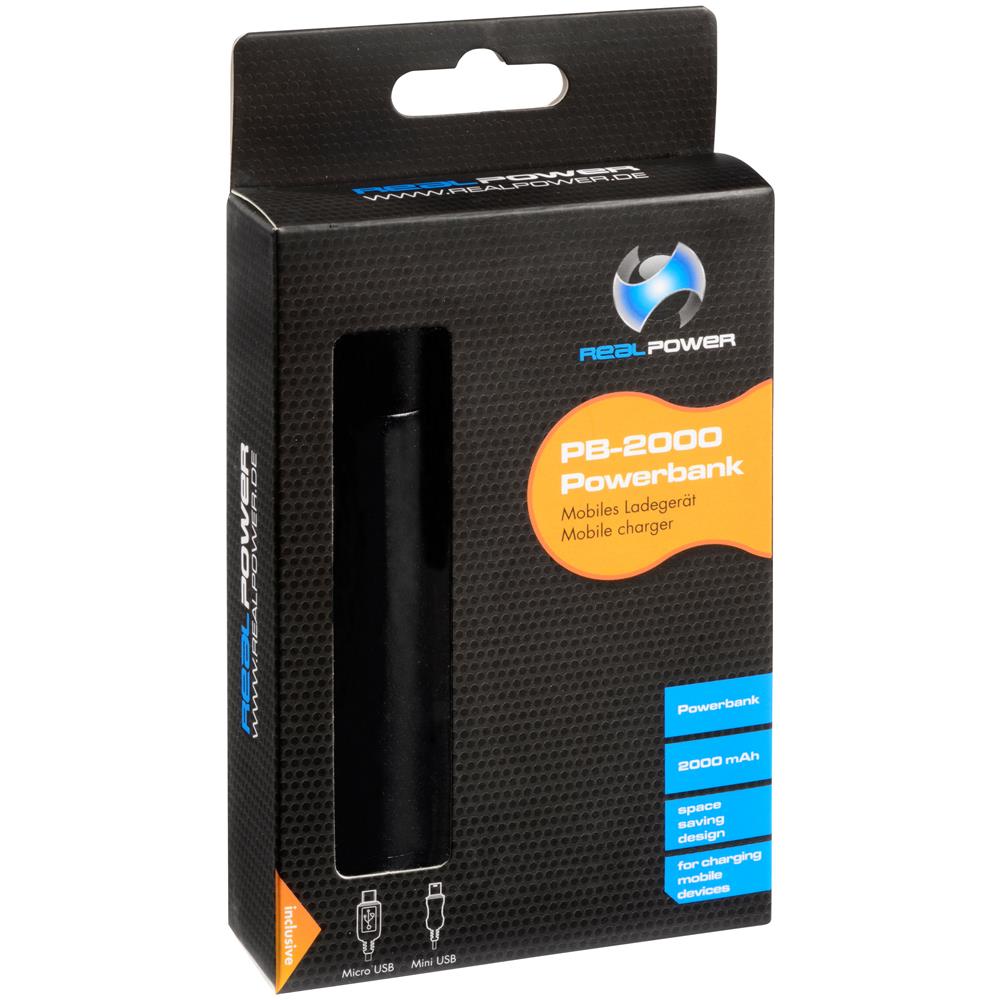 ULTRON - RealPower PB2000, Nero, Universale, Polimeri di litio (LiPo ...