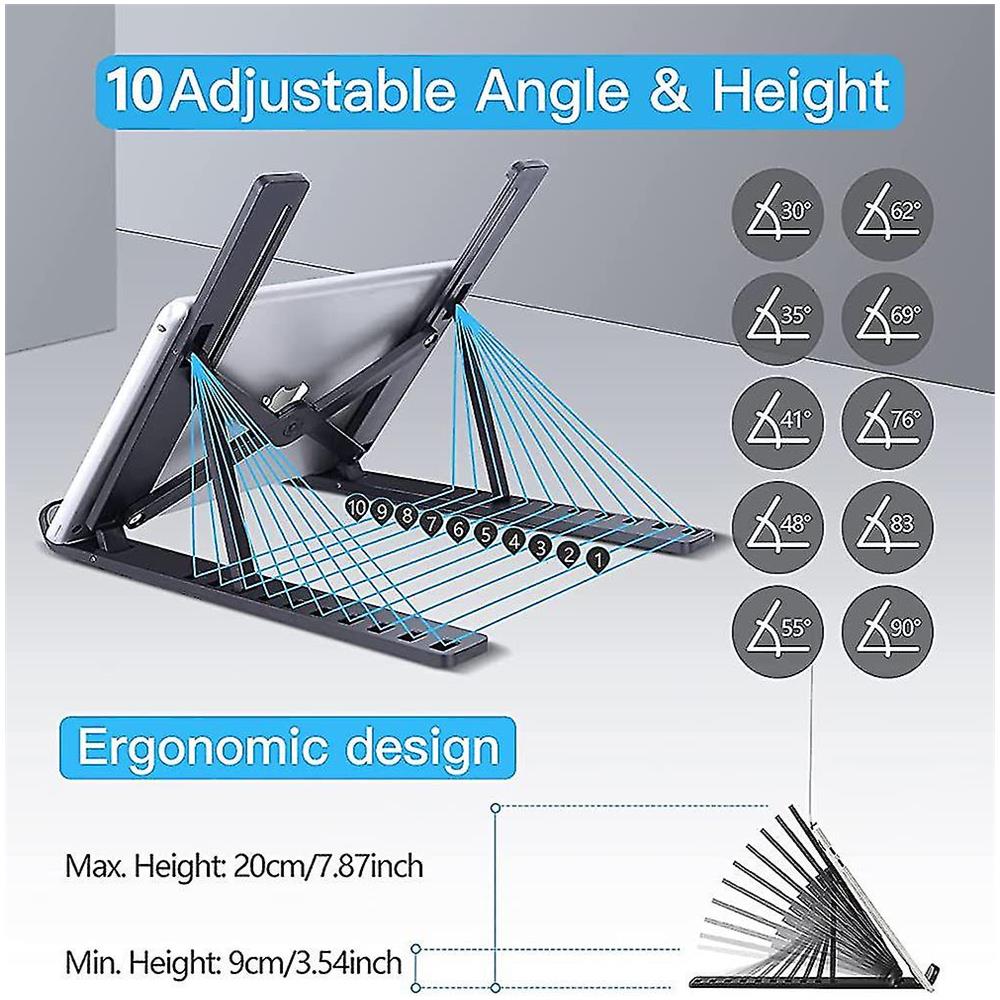HTN - Supporto Per Laptop Supporto Per Computer Pieghevole Regolabile ...