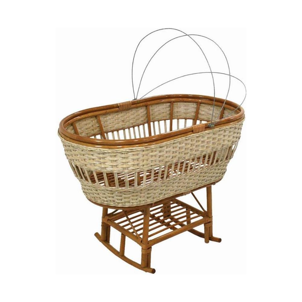 ARGONAUTA - Culla A Dondolo Naturale Con Ruote 58x100 Cm - ePRICE