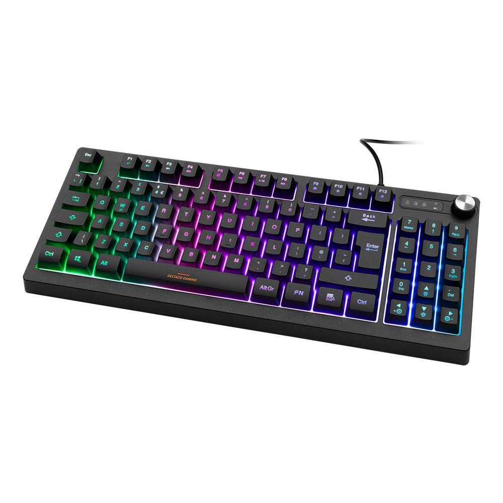 DELTACO GAMING - Tastiera Gaming A Membrana Deltaco Gaming Tkl, Rgb ...