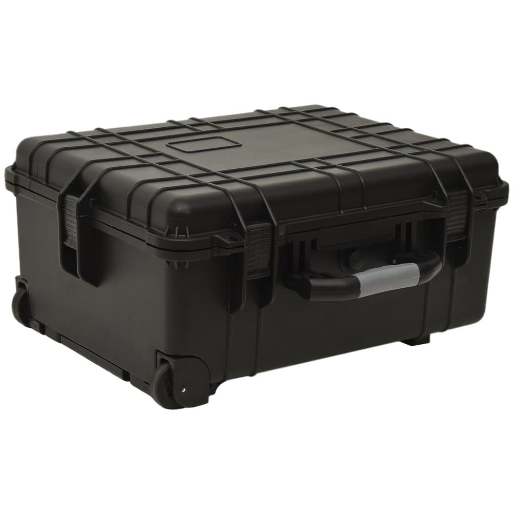 VIDAXL - Valigetta da Volo con Ruote Nera 58x45x27 cm in PP - ePRICE