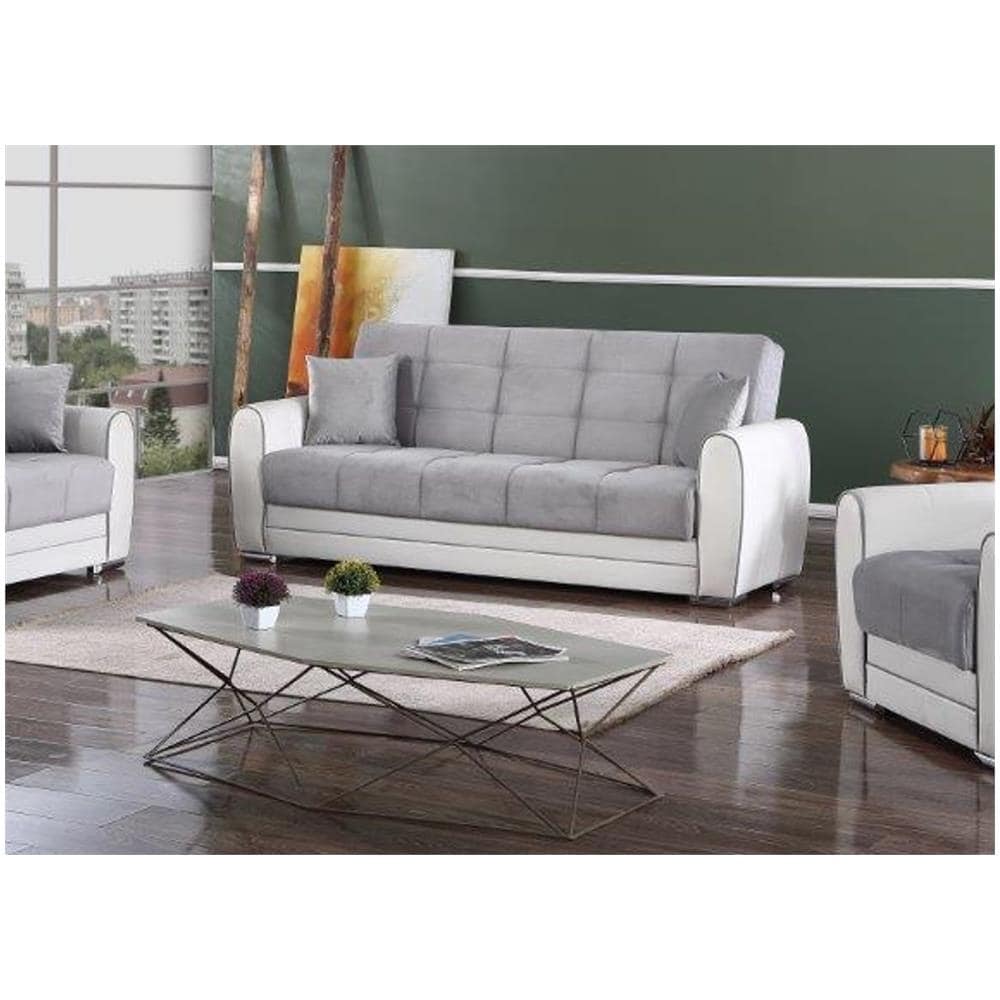 DMORA - Divano Letto Contenitore A 3 Posti, 220 X 84 X 91h Cm, Con ...