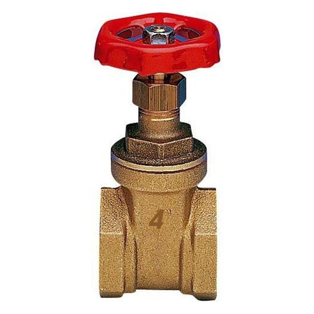 AZIMUTHBRICO - Saracinesca Valvola Per Acqua 4 In Ottone Idraulica - ePRICE