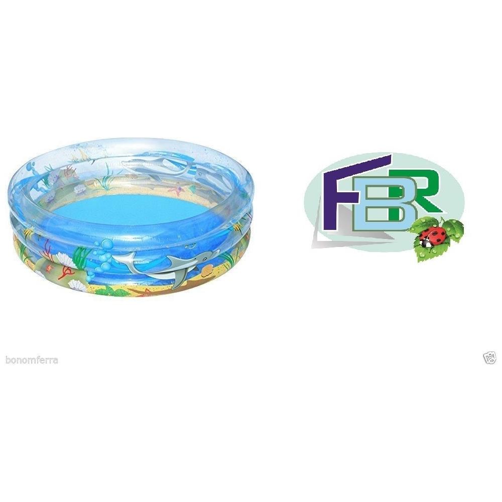 Bestway - 51045 - Piscinetta Gonfiabile Trasparente ""sea Life"", 150 X ...