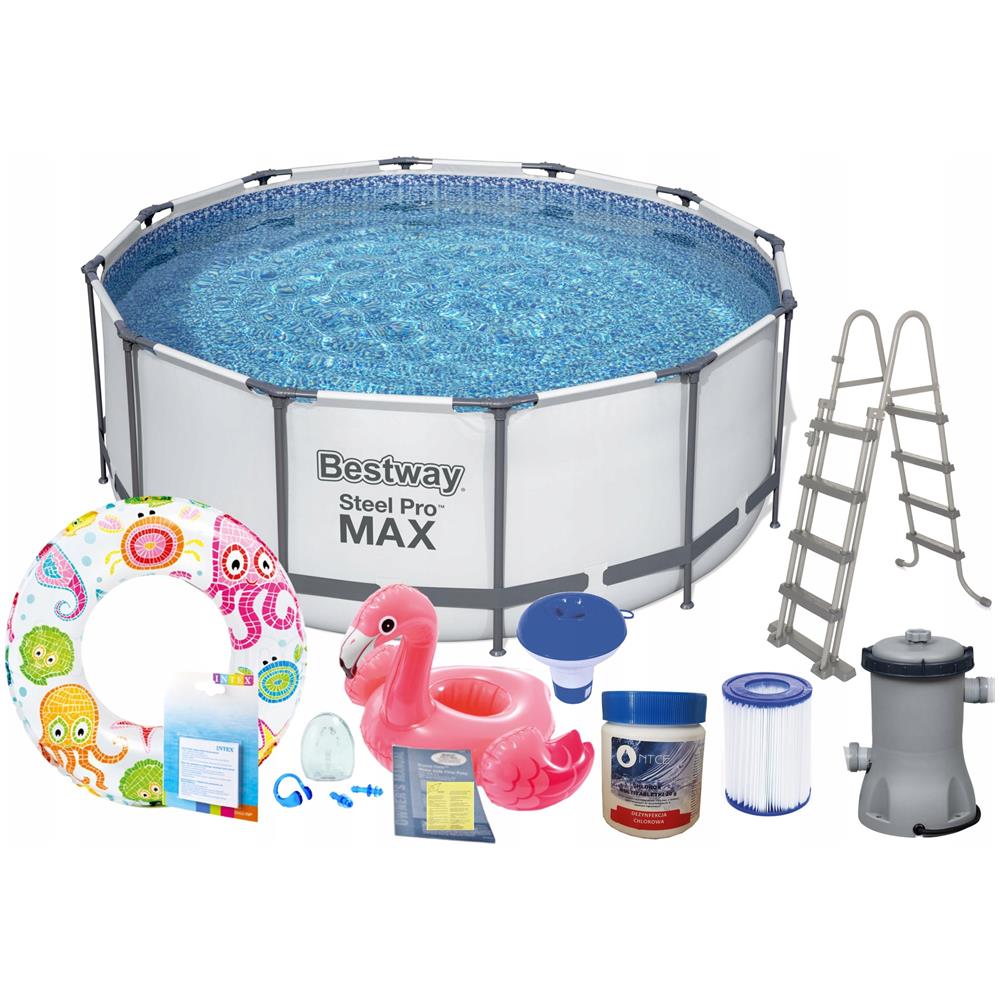 BESTWAY - BW Steel Pro MAX Pool Set366x100 | 56418 - ePRICE