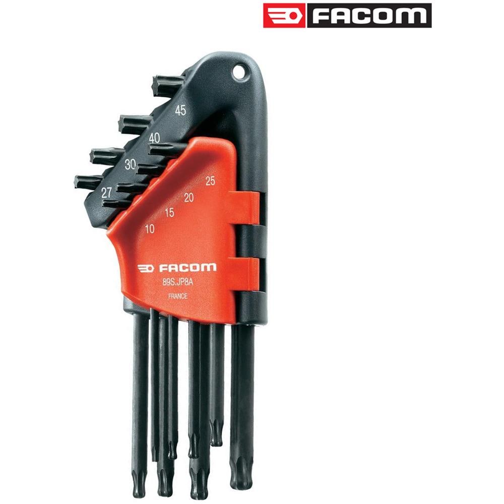 FACOM - Set Di 8 Maschi Chiave Testa A Sfera Facom Torx Tamper-torx ...