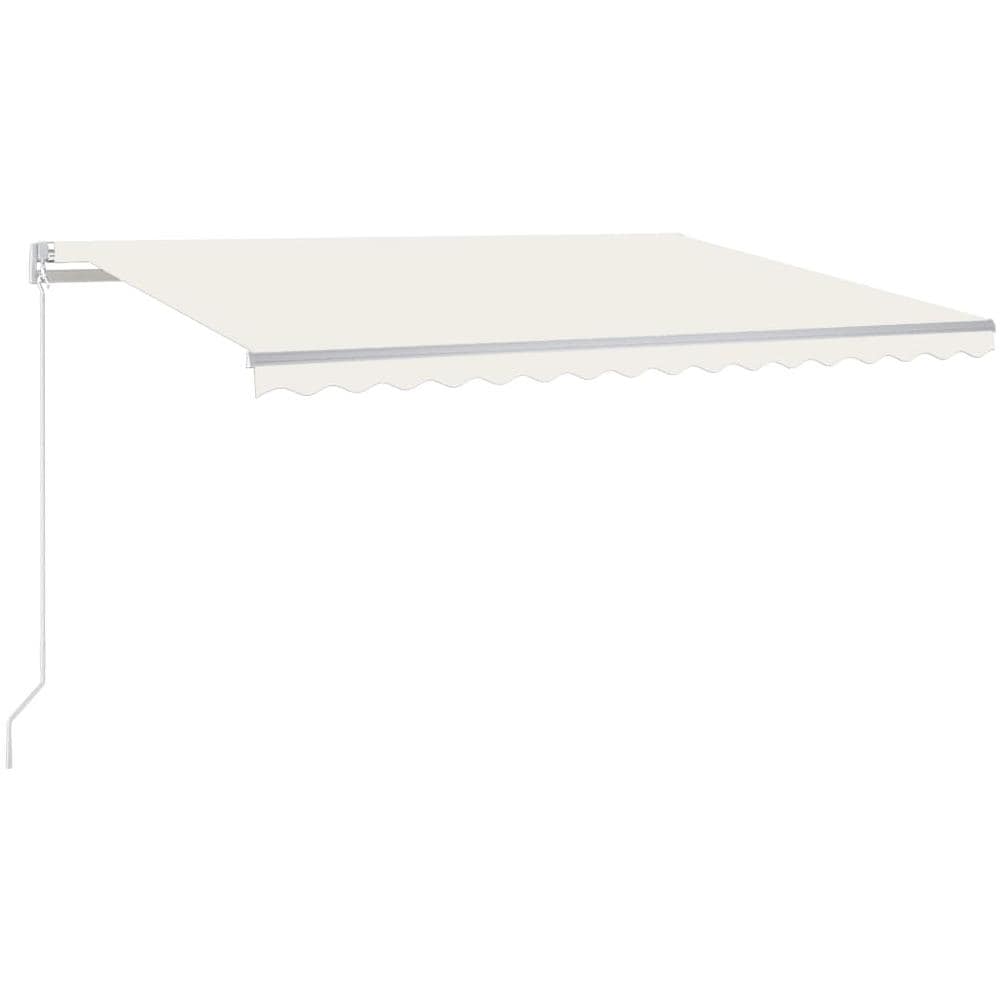VIDAXL - Tenda Da Sole Retrattile Manuale 450x300 Cm Crema - ePRICE