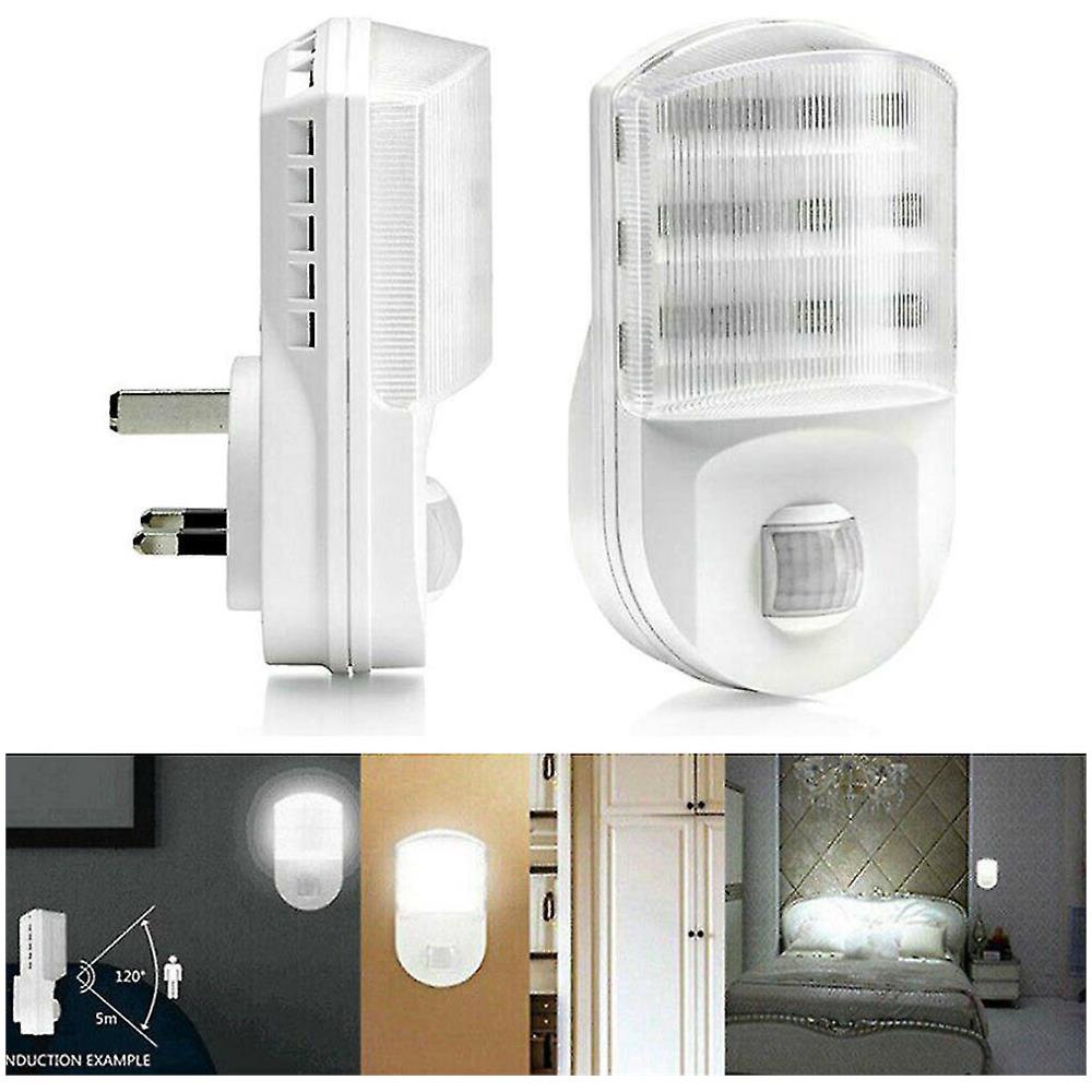 HTN - Plug Del Sensore Di Movimento Della Luce Notturna In Pir Wasksway Che 3000k Led Bianco ...