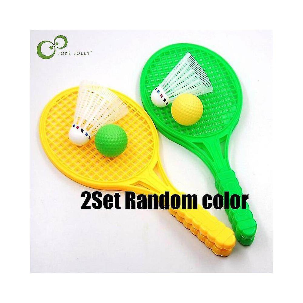 HTN - 2 Set Beach Tennis Kids Dual Tennis Racket Ball Set Outdoor ...