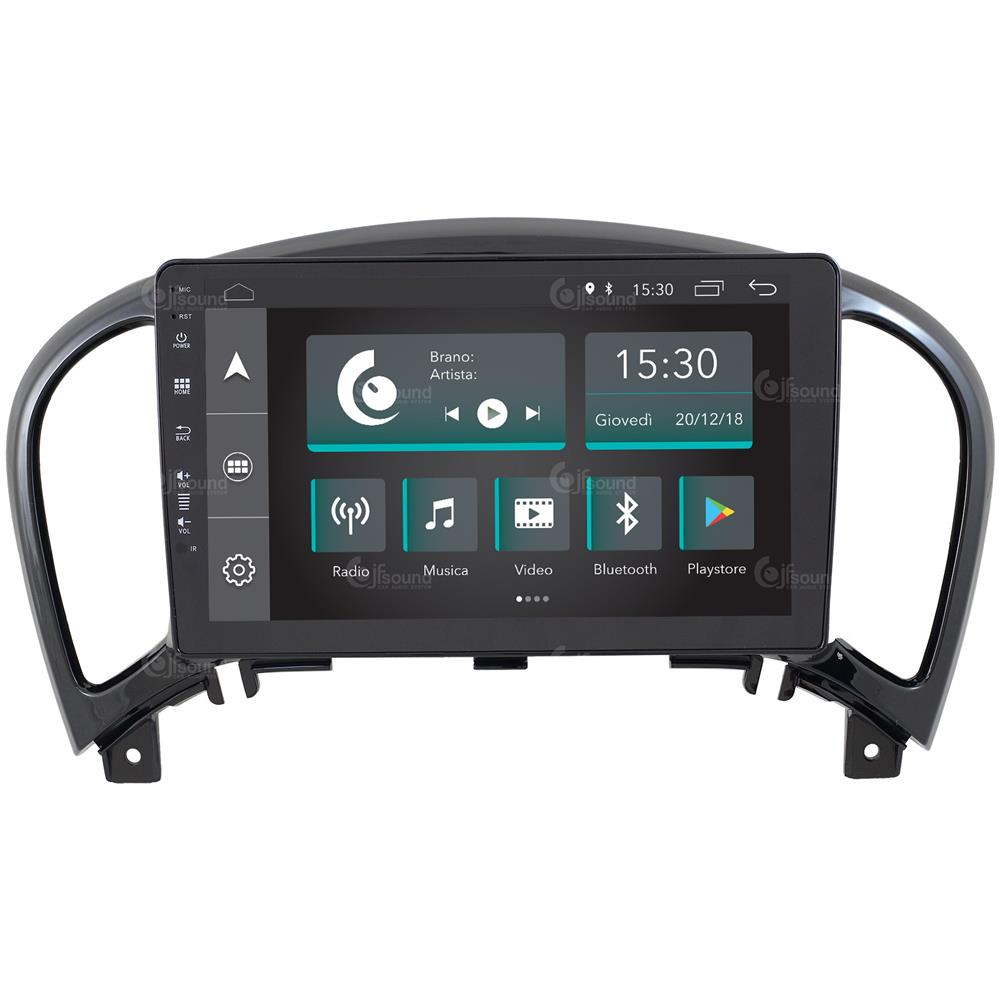 Autoradio Custom Fit Nissan Juke Android Dab Gps Bluetooth Wifi Usb Fullhd Touchscreen Display 9