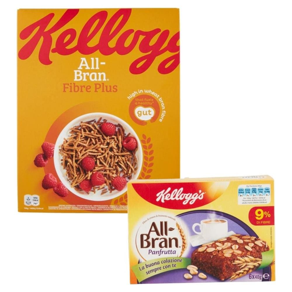 KELLOGG'S - Kellogg's All Bran Plus Bastoncini Da 500 Gr E Kellogg's ...