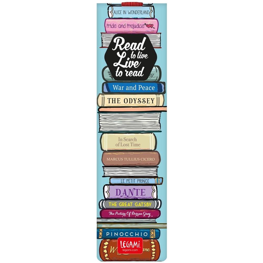 LEGAMI MILANO - Legami Se0166 - Segnalibro Con Elastico - Read To Live ...