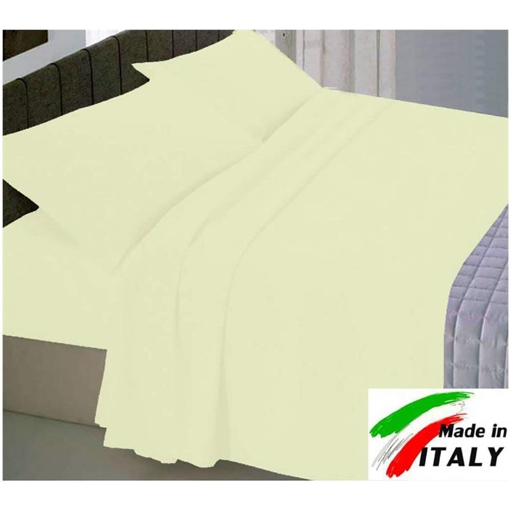 La Bottega del Risparmio - Completo Lenzuola Letto Matrimoniale Tinta ...