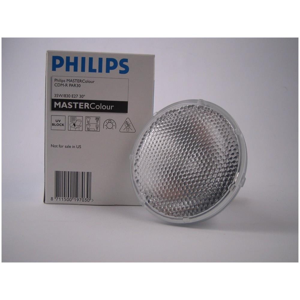 PHILIPS - Lampada Scarica Cdm-r 35/830 Par 30 35w E27 30° Musei Negozi ...