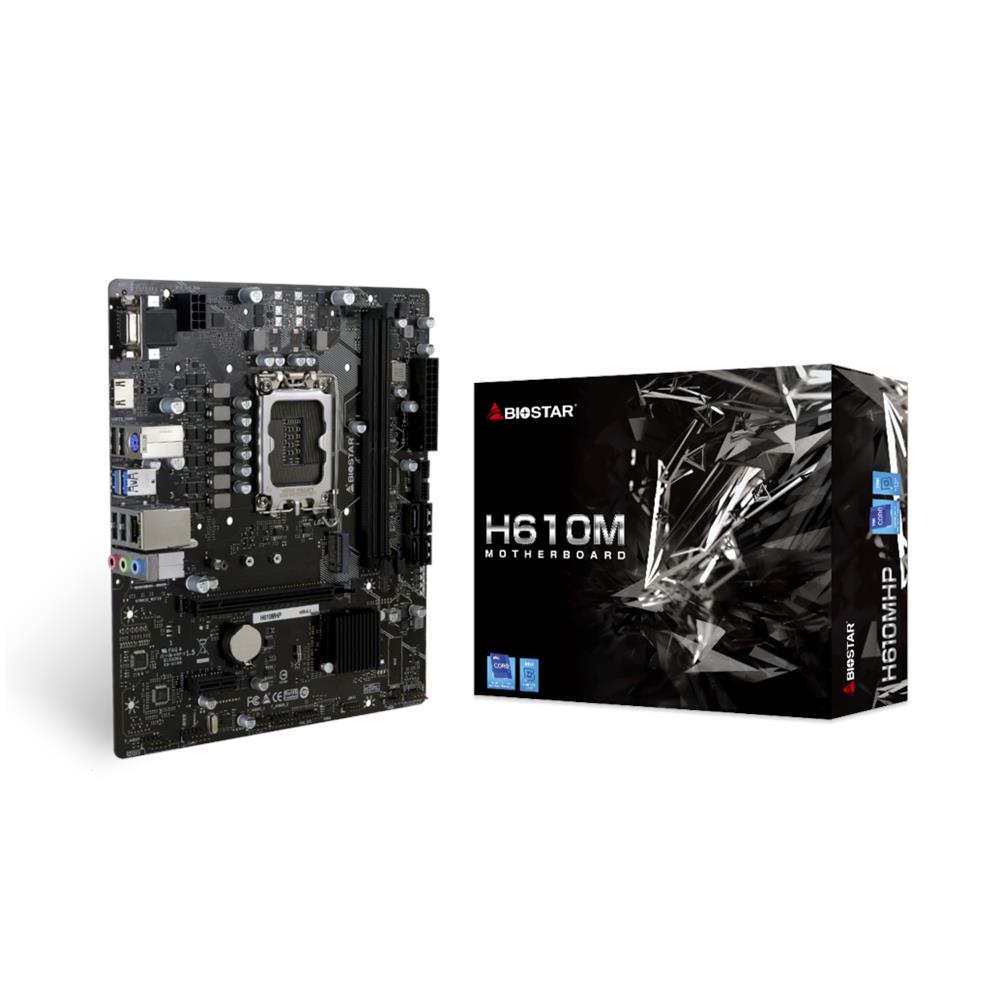 BIOSTAR - Scheda Madre H610MHP Socket LGA1700 Chipset H610 Micro-ATX ...