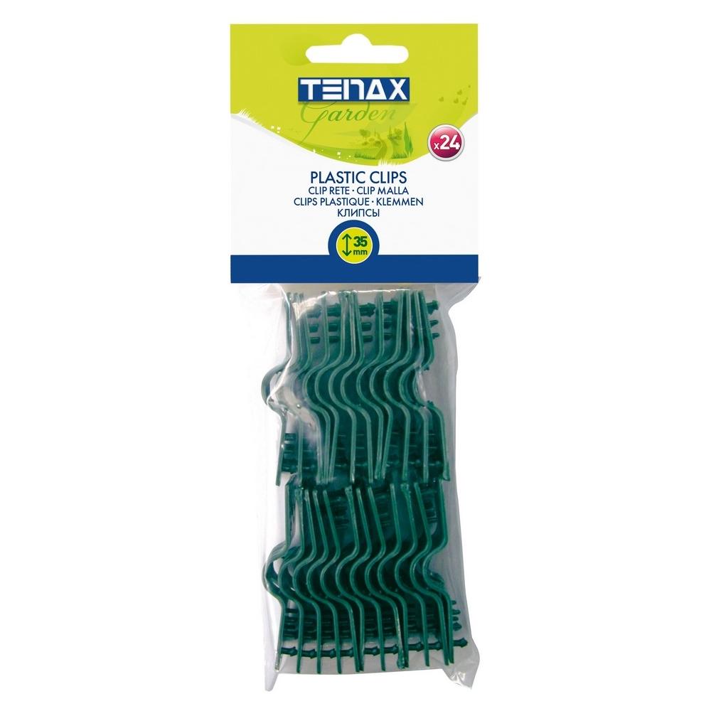 TENAX - Clips Rete 35 24pz 4cm Colore Verde - ePRICE