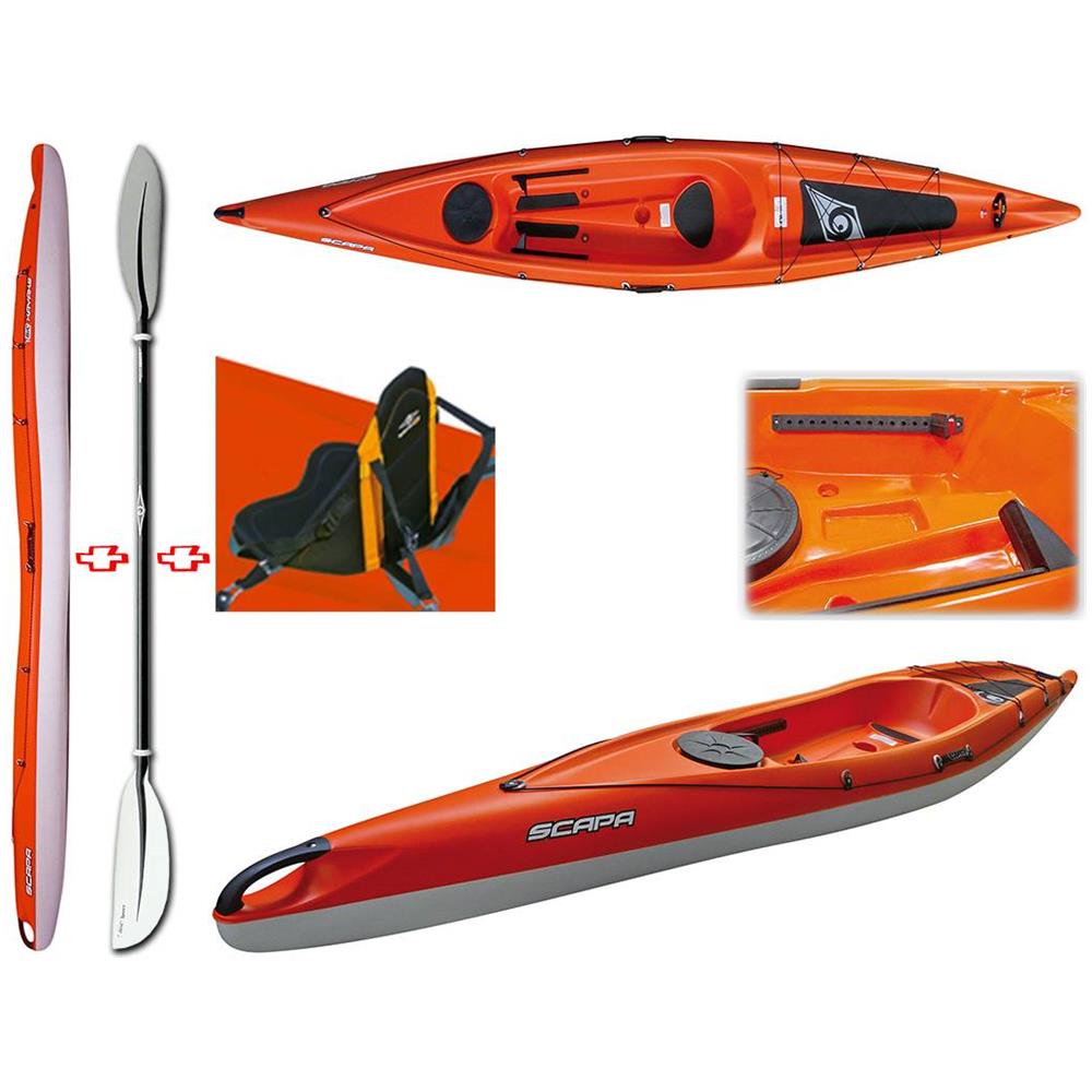 Bic sport - Canoa Rigida In Polietilene Scapa Fit 101223 + 1 Pagaia ...