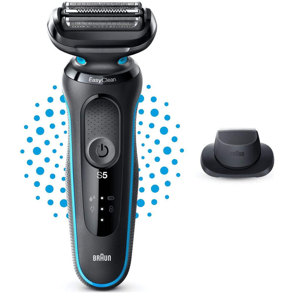 BRAUN - Series 5 51-m1200s Rasoio Trimmer Nero, Blu - ePRICE