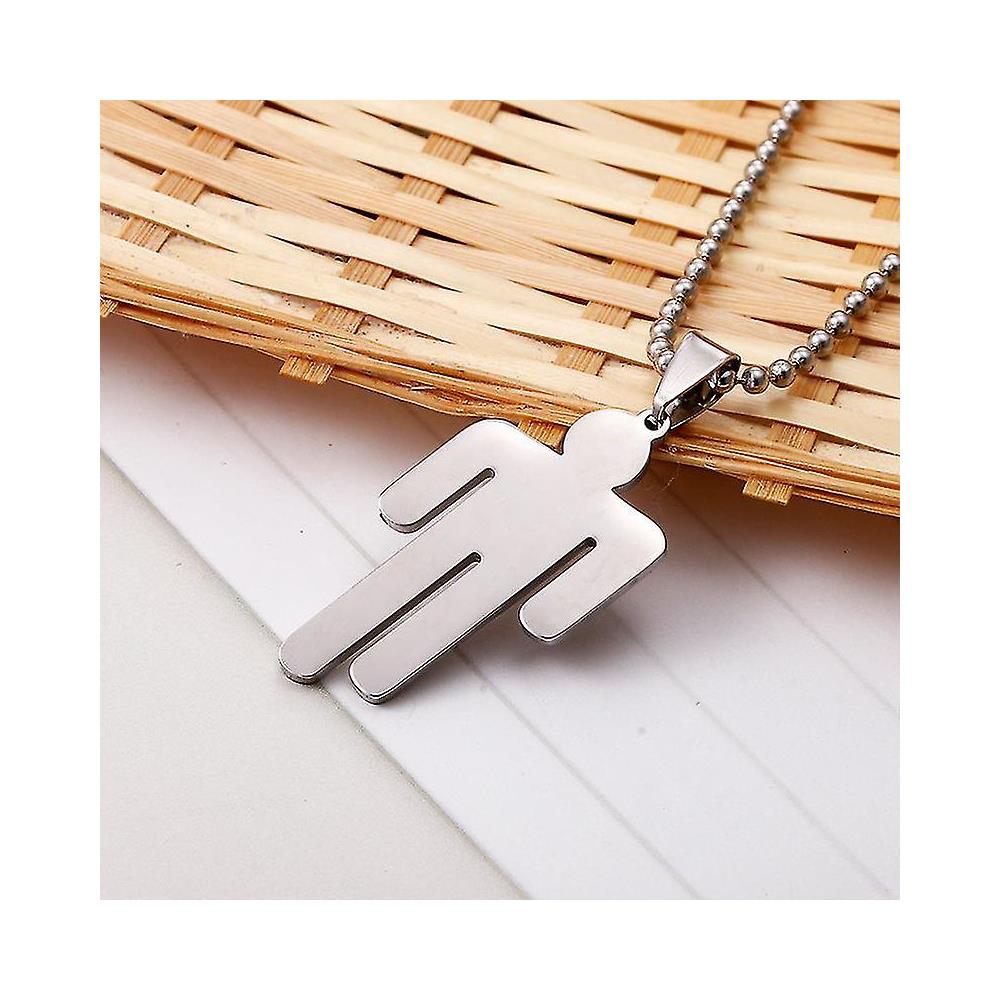 HTN - Billie Eilish Logo Rapper Americano Punk Vagabondo Collana In ...
