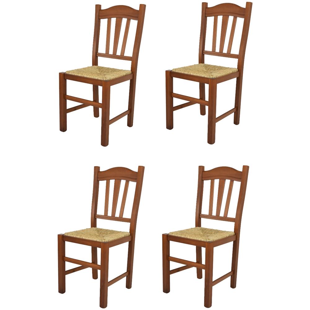 T M C S - Tommychairs - Set 4 Sedie Modello Silvana Per Cucina Bar E Sala Da Pranzo, Robusta ...