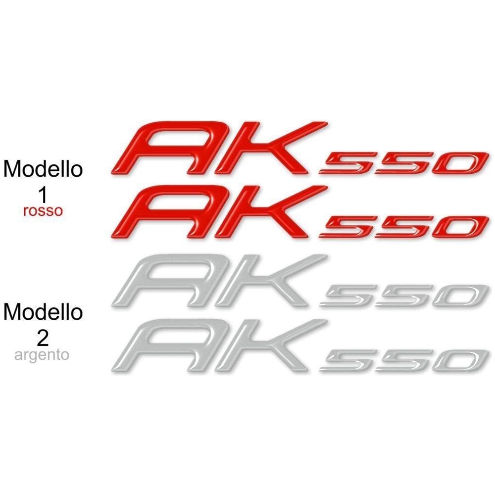 Labelbike - 2 Adesivi / stickers In Resina Gel 3d Scritta Ak 550 Per ... Labelbike - 2 Adesivi / stickers In Resina Gel 3d Scritta Ak 550 Per ...