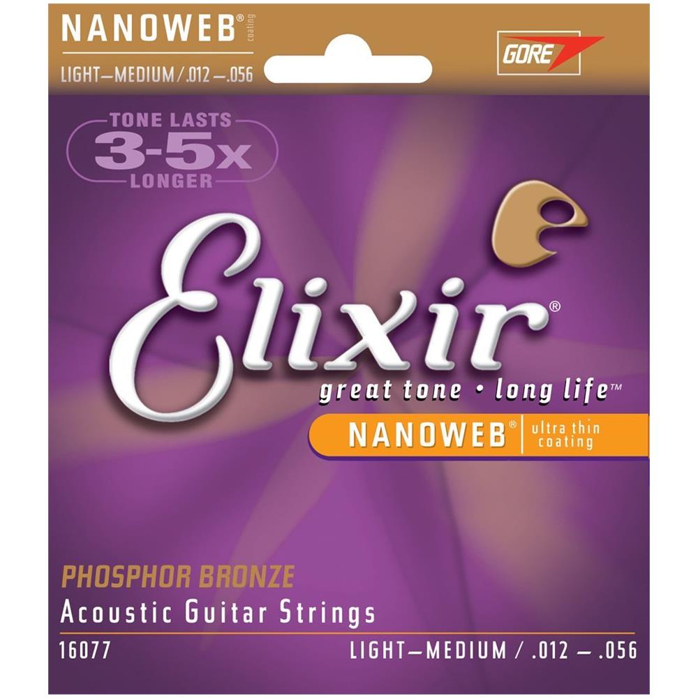 Elixir Strings - 16077 corda per strumenti musicali Acustico 6 pz Chitarra - ePRICE