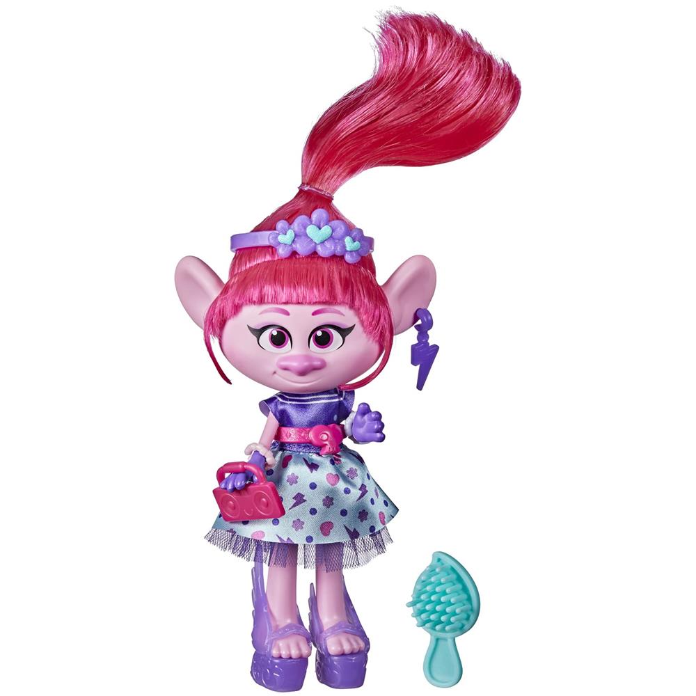 Trolls - Dreamworks topia Rockabilly Poppy Bambola Alla Moda Con ...