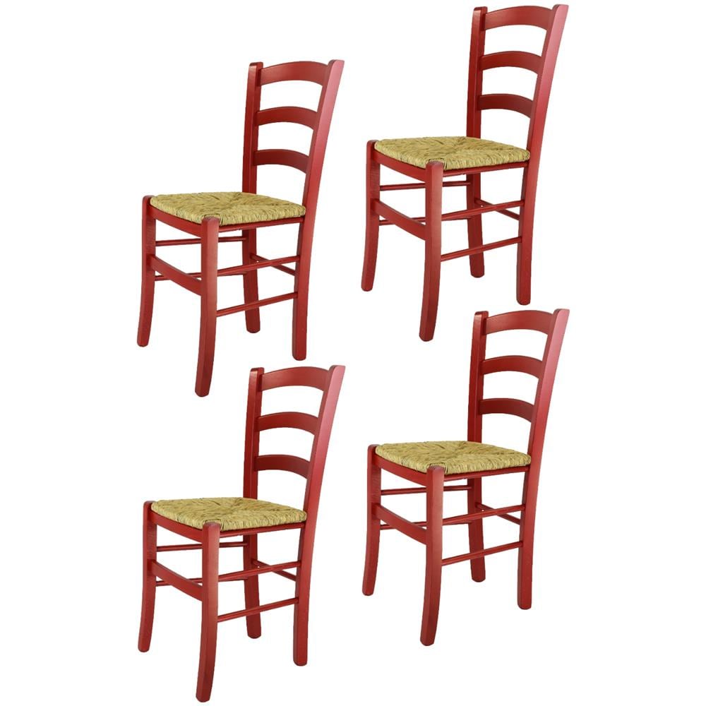 T M C S - Tommychairs - Set 4 Sedie Modello Venezia Per Cucina Bar E Sala Da Pranzo, Robusta ...