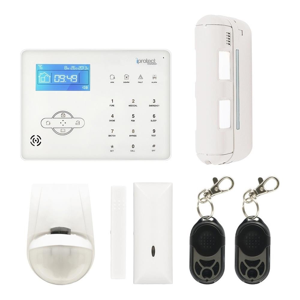 IPROTECT EVOLUTION - Kit Di Allarme Rtc 01 Con Barriera Esterna A Infrarossi - ePRICE