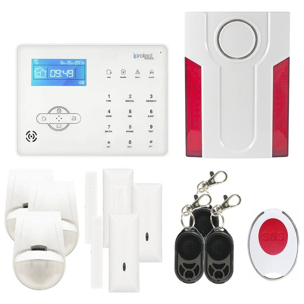 IPROTECT EVOLUTION - Kit Allarme Casa Rtc 15 Con Sirena Flash - ePRICE