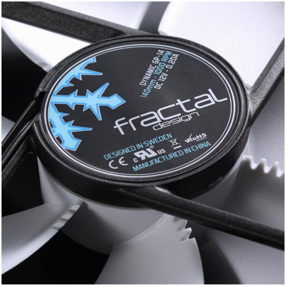 FRACTAL DESIGN - FD-FAN-DYN-GP14-WT, Computer case, Ventilatore, Nero ...