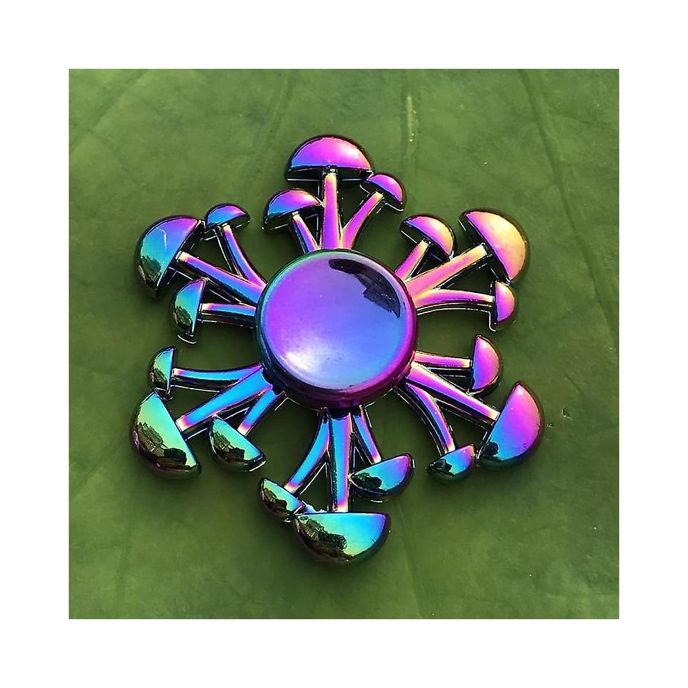 INLAW - Anti Stress Fidget Rainbow Modern Futuristic Metal Dinger ...