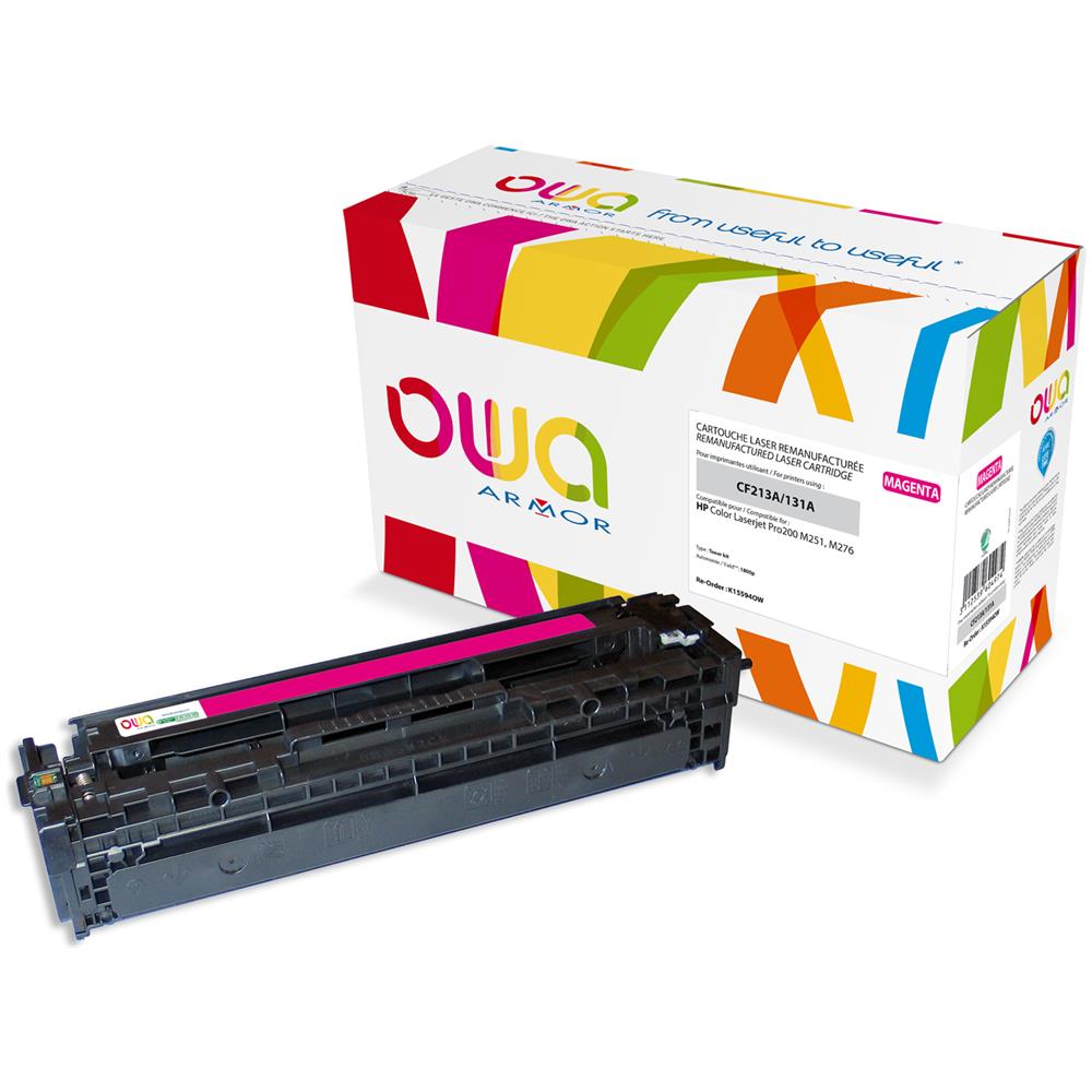 ARMOR - K15594OW, Toner, Magenta, Laser, HP, HP Color Laserjet ...