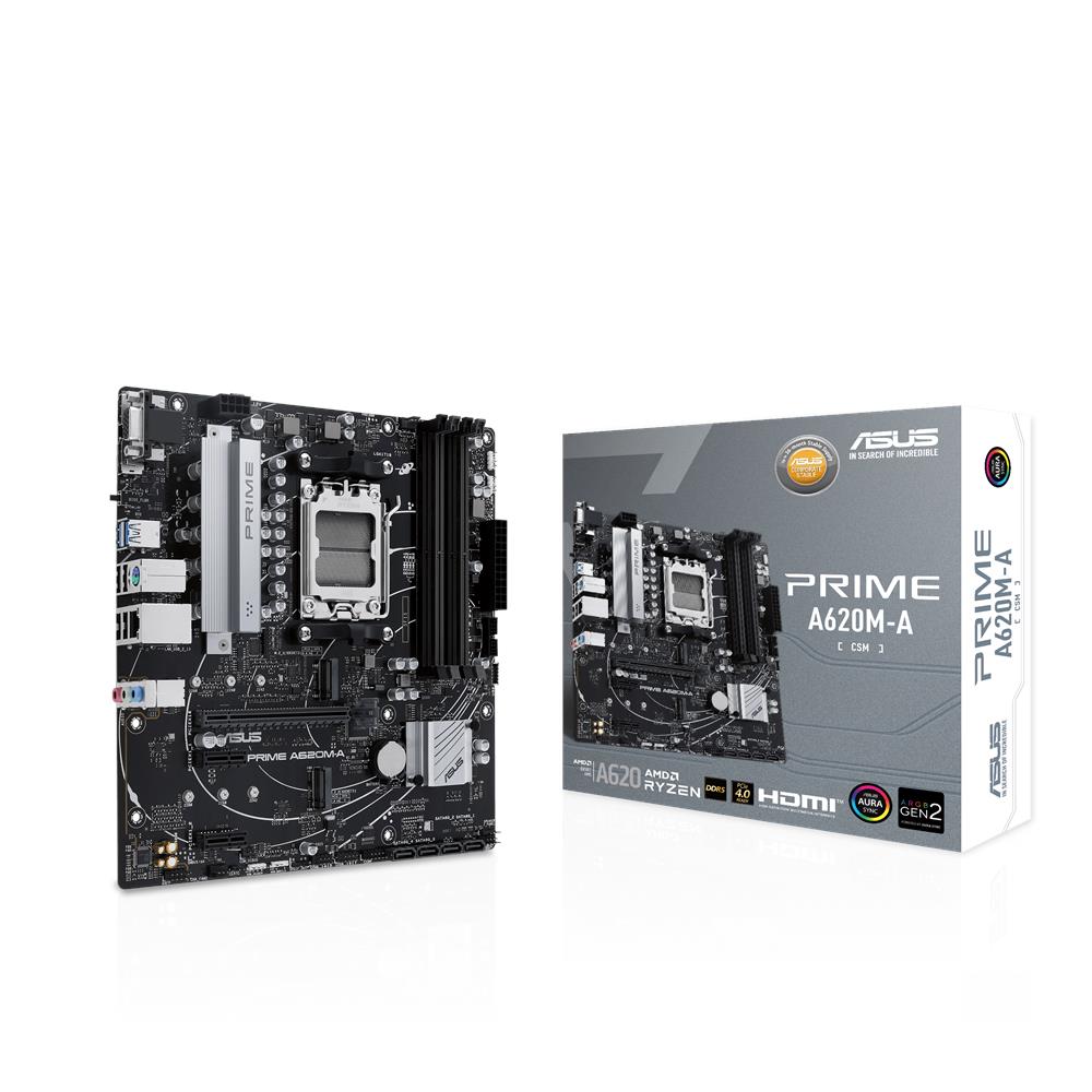 ASUS - Scheda Madre PRIME A620M-A-CSM Socket AM5 Chipset A620 micro ATX ...