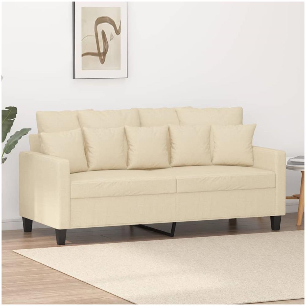 VIDAXL - Divano A 2 Posti Crema 140 Cm In Tessuto - ePRICE