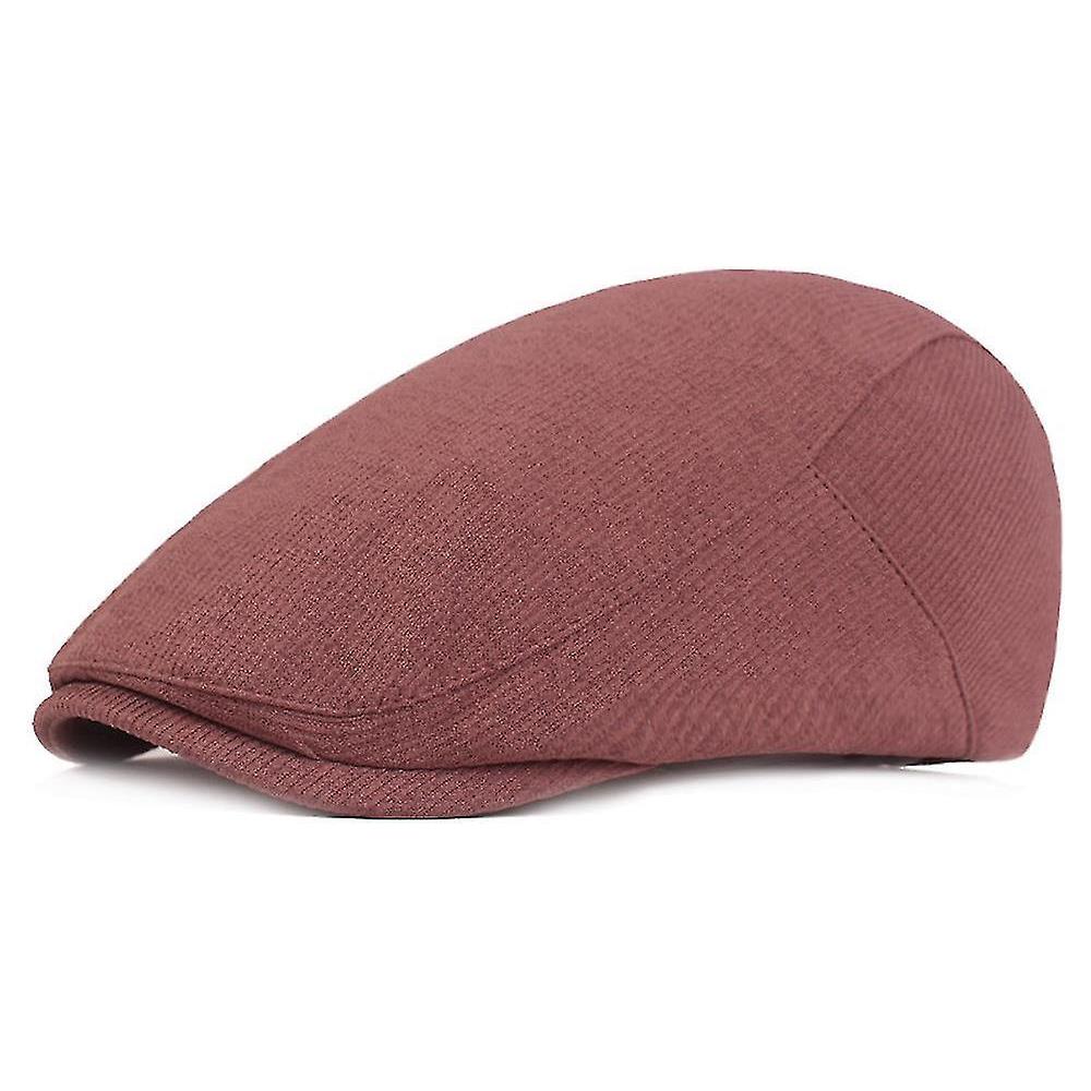 HTN - Men Beret Beret Autungo Inverno Caldo Caldo Cap Fat Flat Beret ...