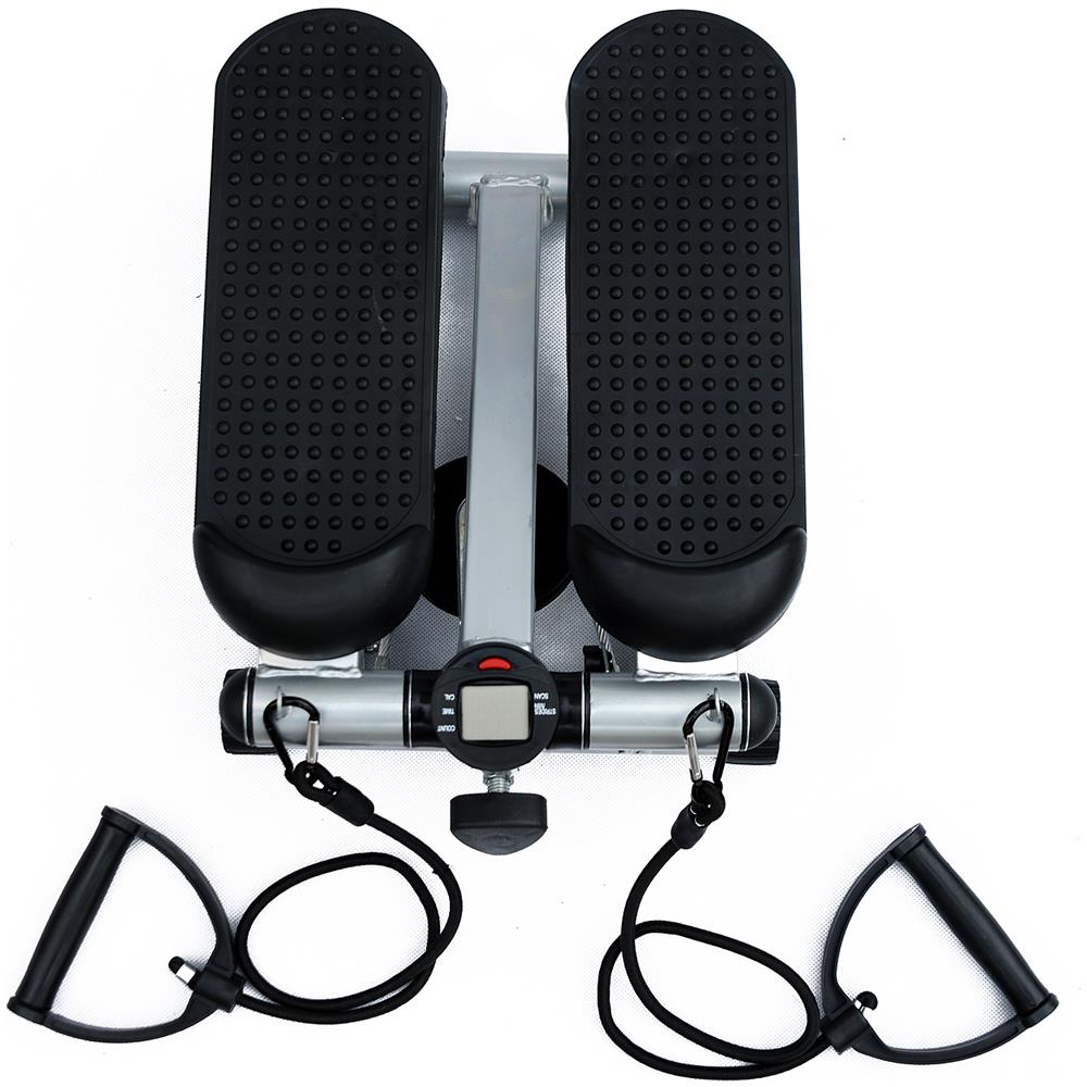 HomCom - Mini Stepper Professionale Con Corde Elastiche, In Acciaio ...