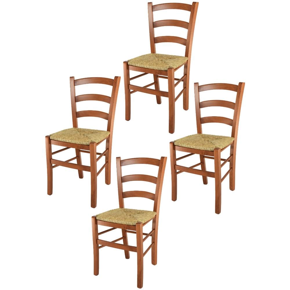 T M C S - Tommychairs - Set 4 Sedie Modello Venice Per Cucina Bar E Sala Da Pranzo, Robusta ...