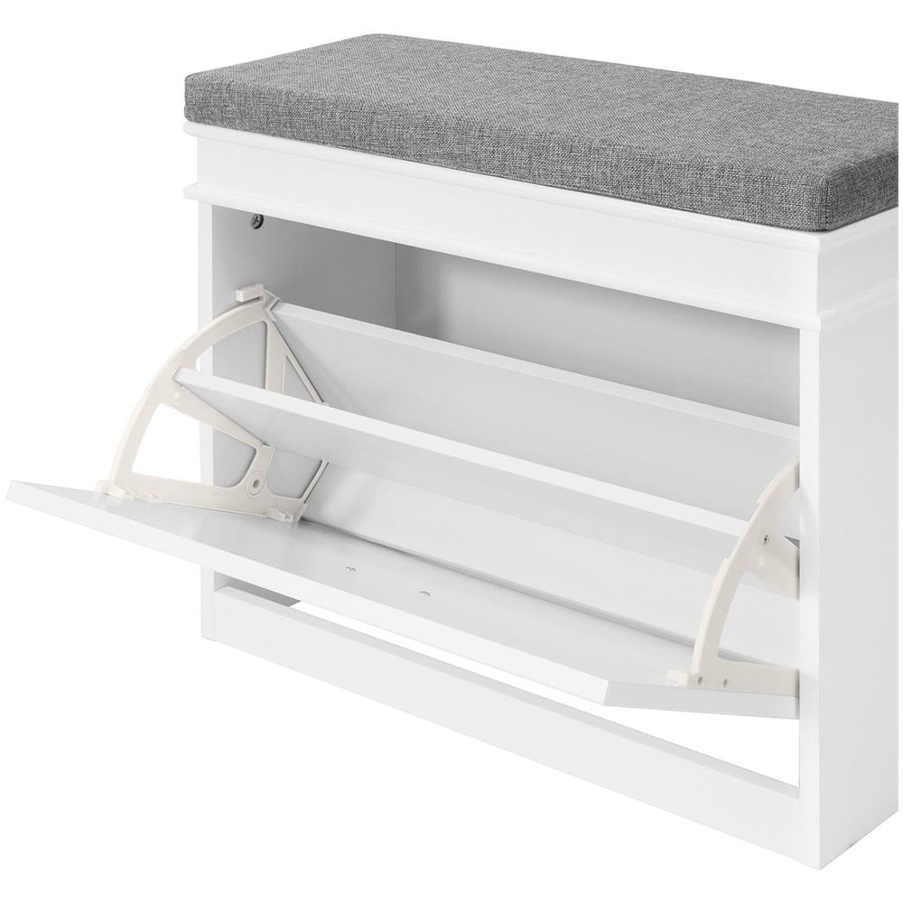 SoBuy - Serie Bianche Di Scarpiere Moderne Bianco 60x24x51cm 1 Anta 1 ...