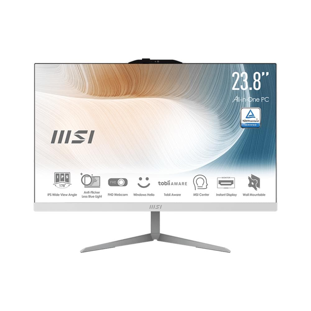 MSI - All-In-One Modern AM242T 12M-279IT Monitor 23.8" Full HD Intel ...