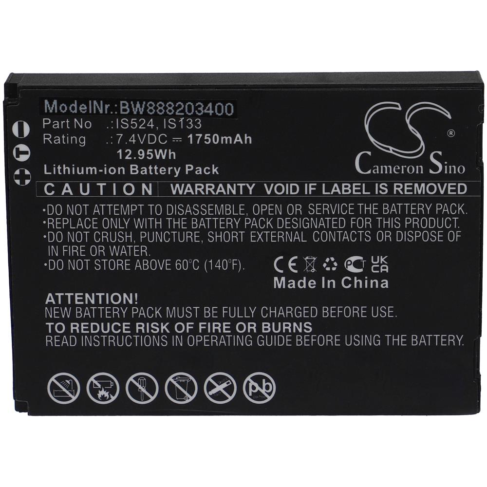 VHBW - Batteria Compatibile Con Pax D210, D210 Bluetooth, D210 Gprs, Mypos D210 Wifi Lettore Di ...