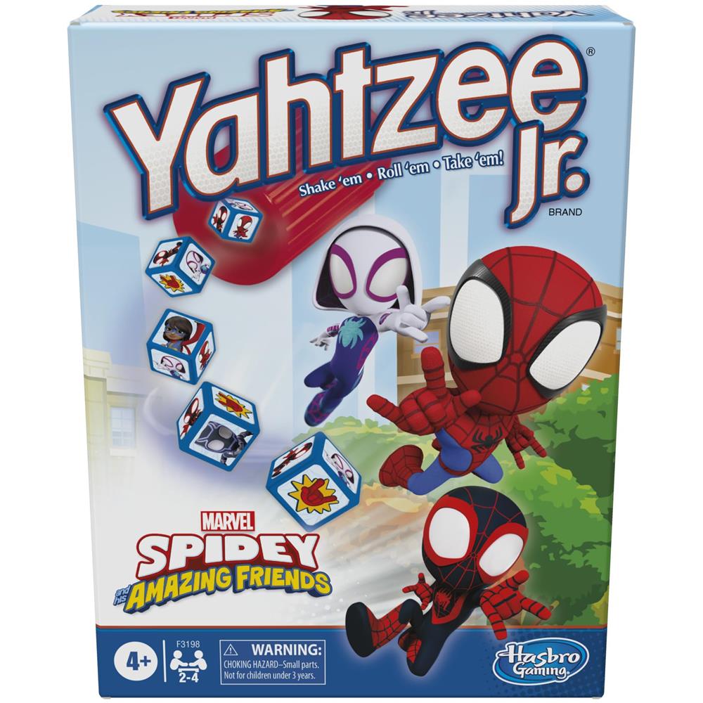 Hasbro Gaming - Spidey E I Suoi Fantastici Amici Yahtzee Jrgioco Da Tavolo Edizione Marvel Per ...