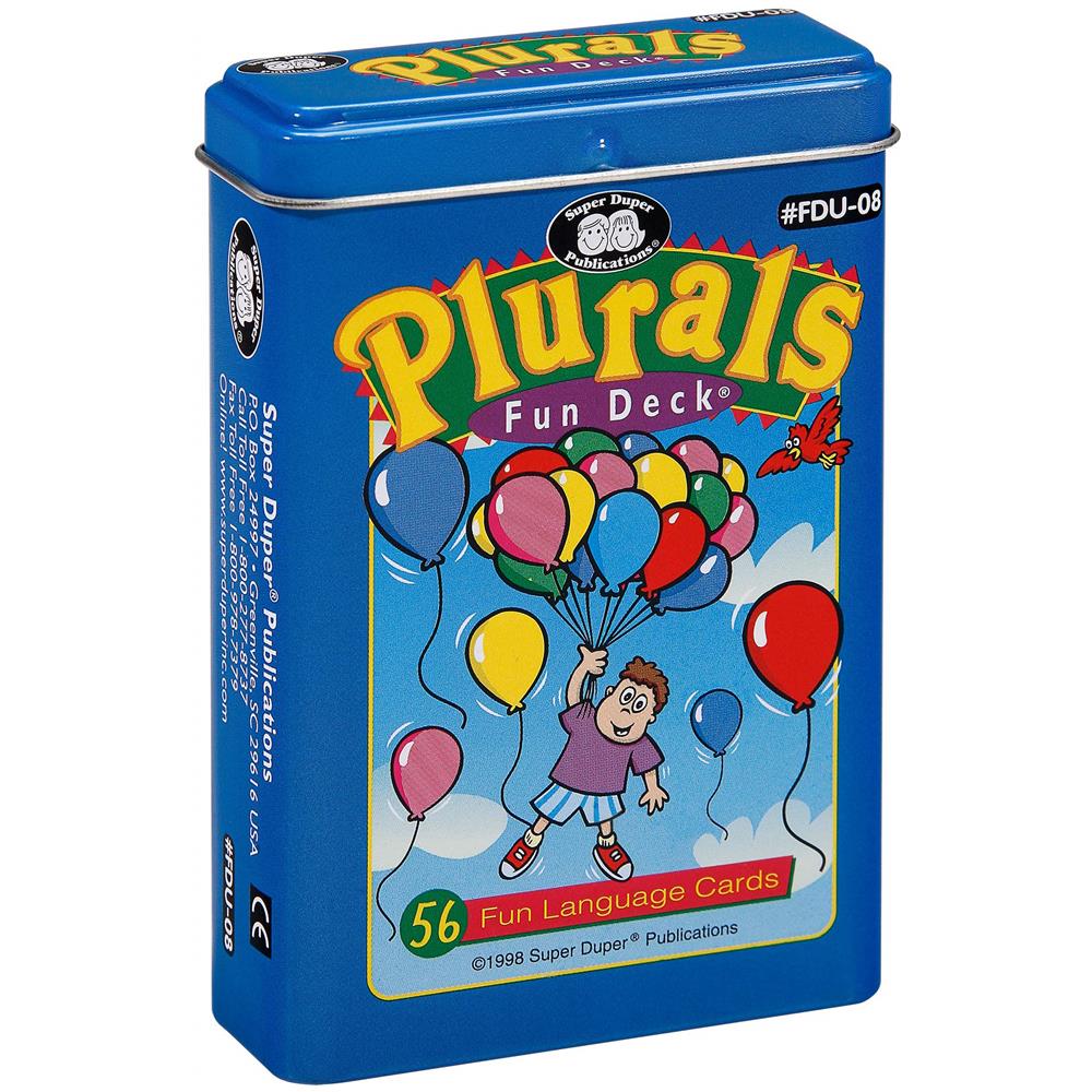 SUPER DUPER PUBLICAT - Pubblicazioni Super Duper Plurals Fun Deck ...