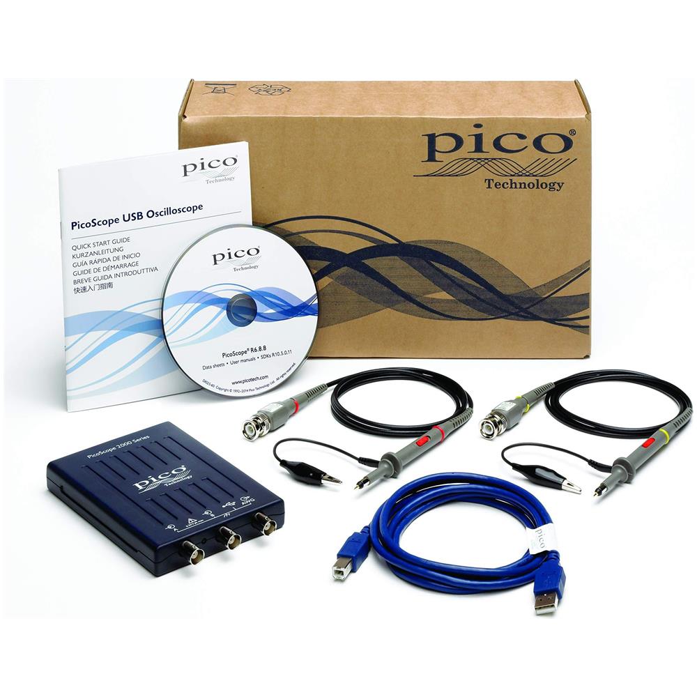 Pico Technology - Picoscope 2204a 2 Canale 10 Mhz Oscilloscopio Usb ...