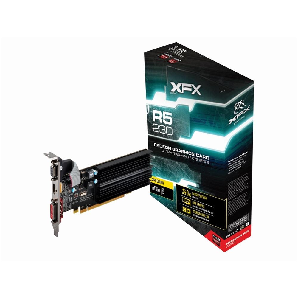 XFX - Radeon R5 230 1 GB DDR3 Pci-E DVI / HDMI / VGA Low Profile - ePRICE