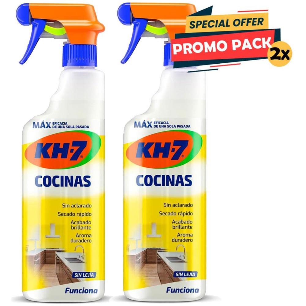 KH-7 - 2 x 750 ml Detersivo Multiuso Sgrassante Disinfettante Spray per ...
