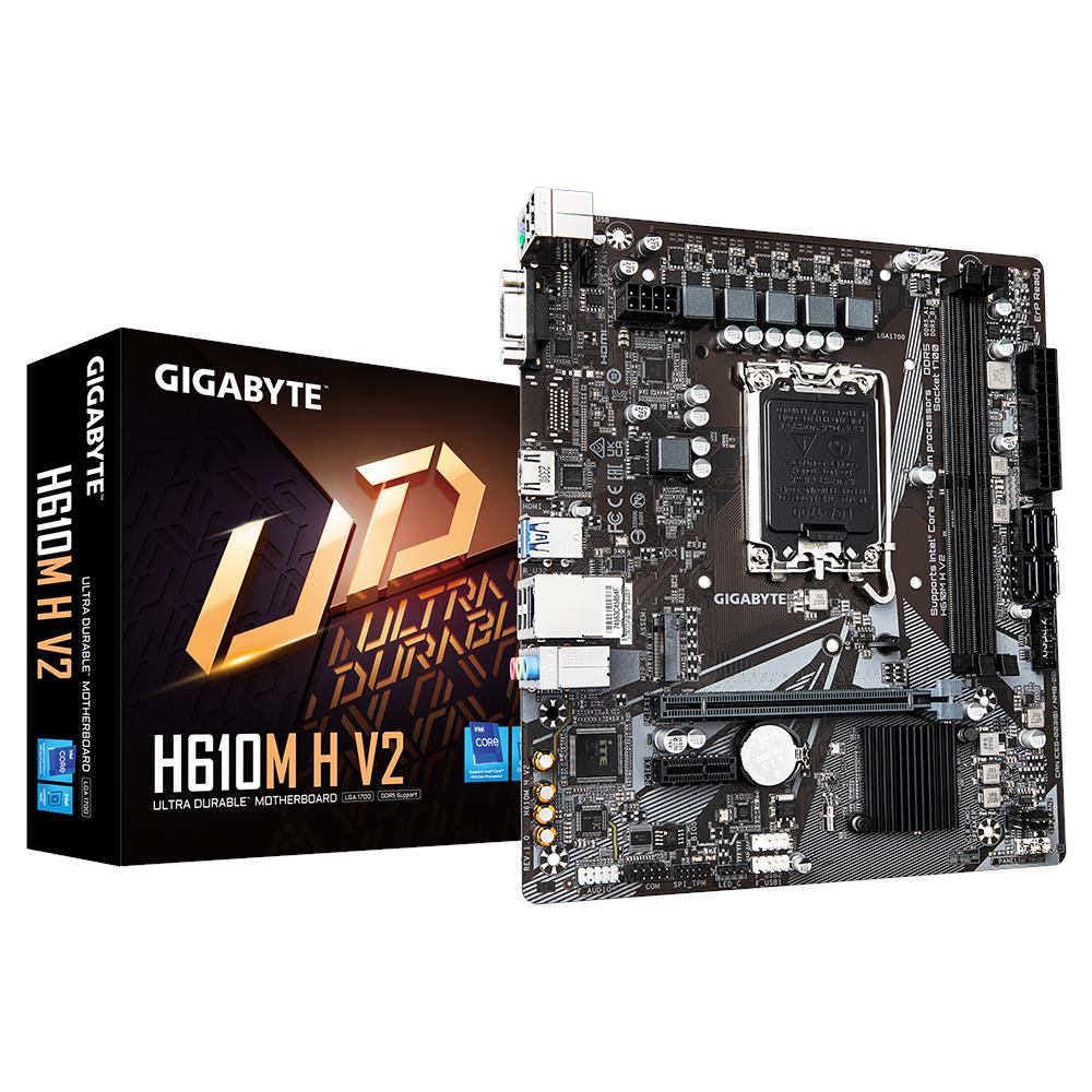 Gigabyte - H610M H V2 scheda madre Intel H610 Express LGA 1700 micro ...