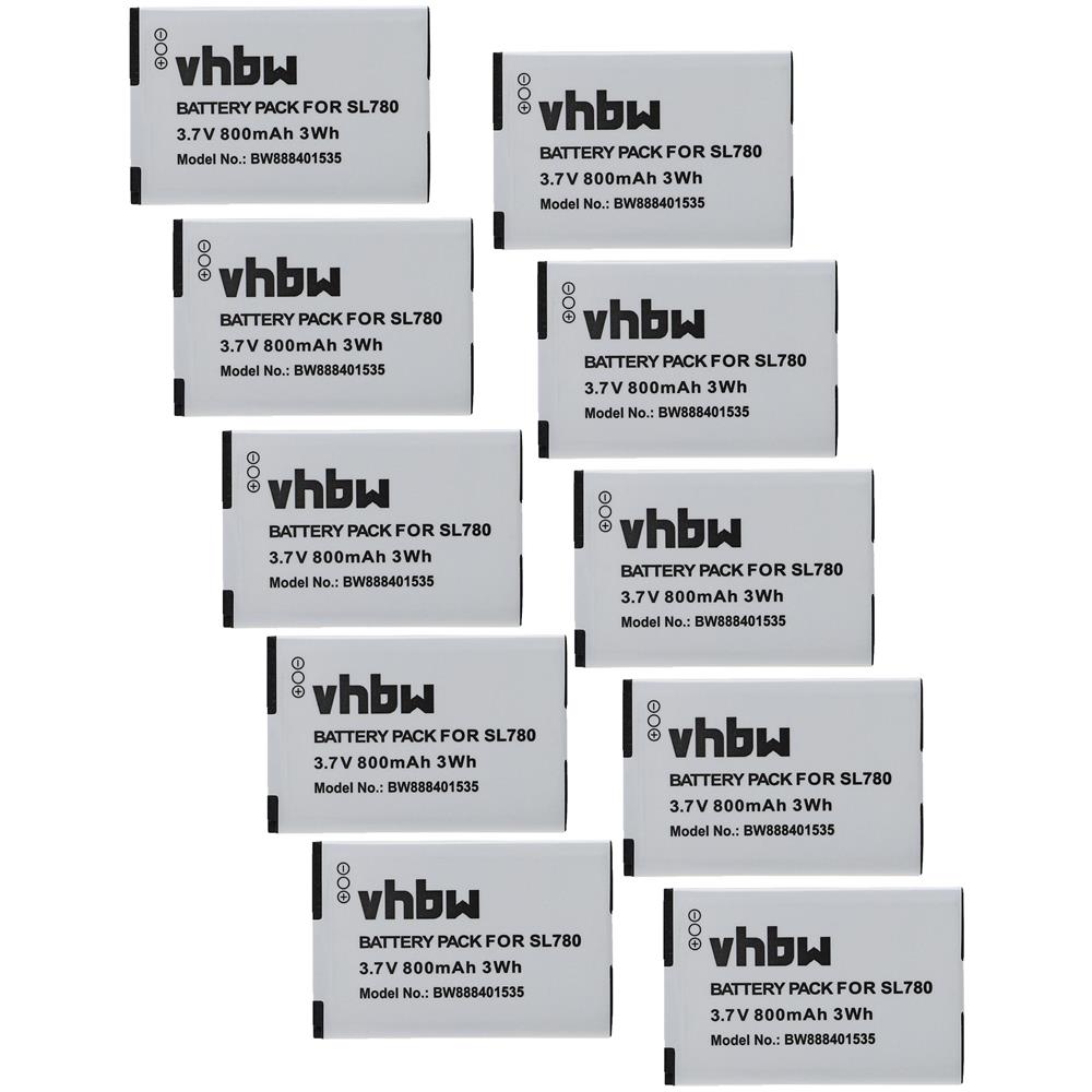 VHBW - 10x Batteria Compatibile Con Unify Sl400, Openstage Sl4 ...